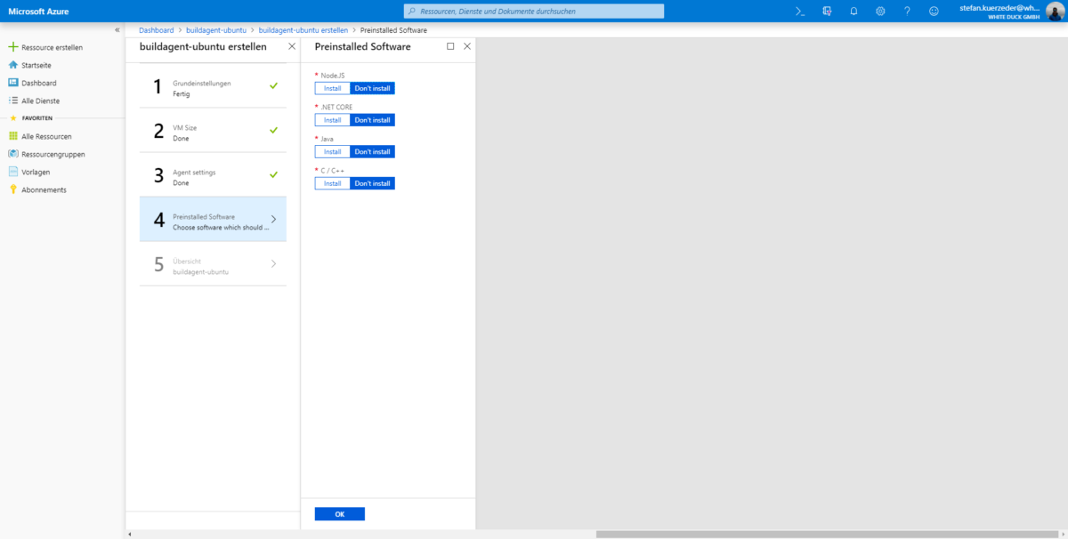 White Duck Build Agents Für Azure Devops