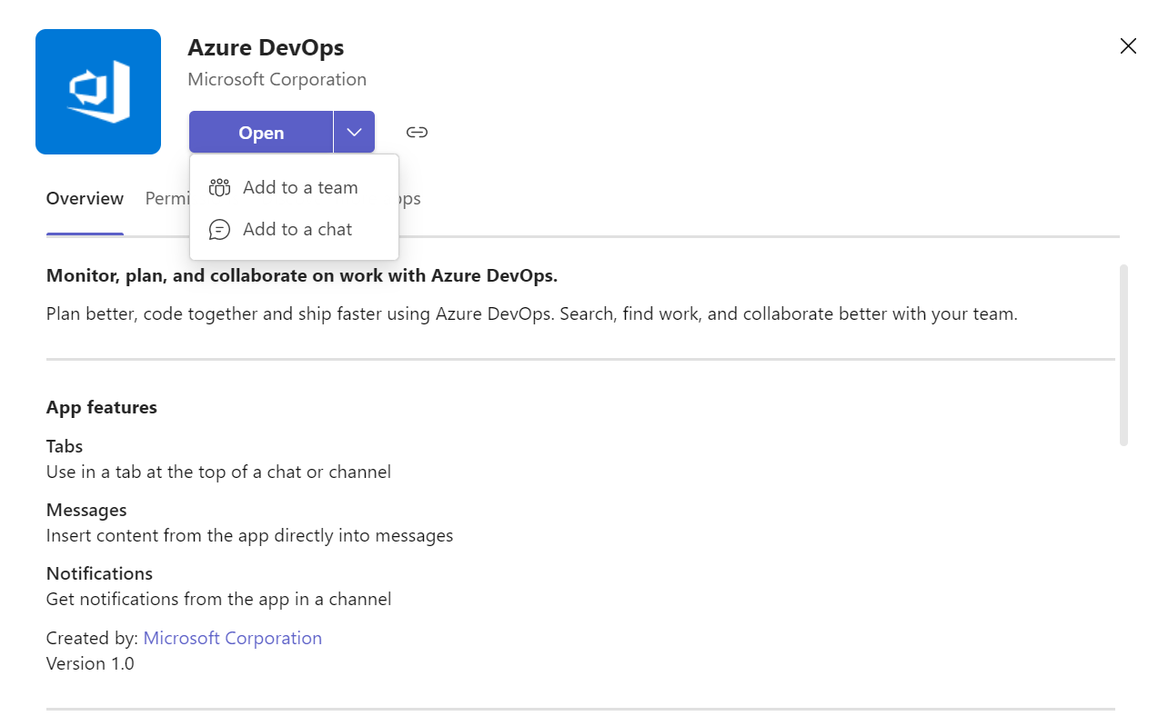 Integration of Azure DevOps in Microsoft Teams and why is it useful? - white duck
